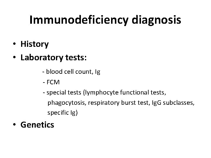 Immunodeficiencies part 1 Martin Lika Basic immunological terms