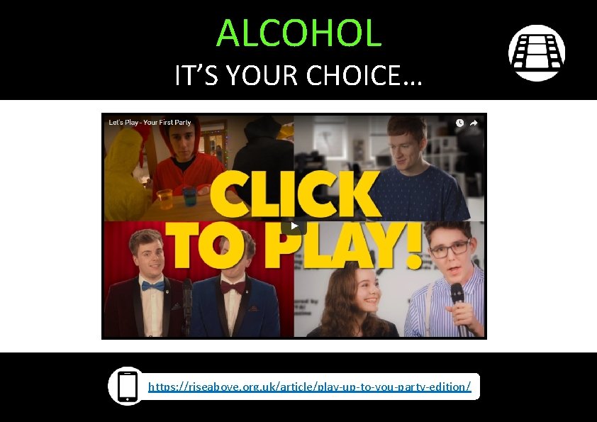 ALCOHOL Learning objectives Learning outcomes We are learning