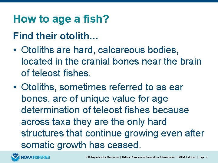 Alaska Fisheries Science Center Science Behind Sustainable Age