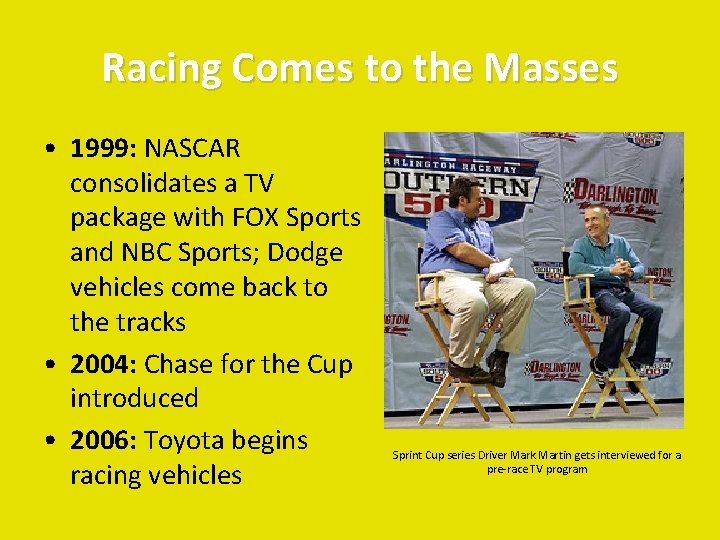 Speeding Through the Years A Brief History of