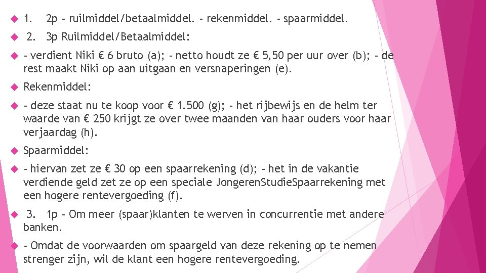 Welkom VWO 5 Oefenopgaves lesbrief mobiliteit Maak oefenopgaves