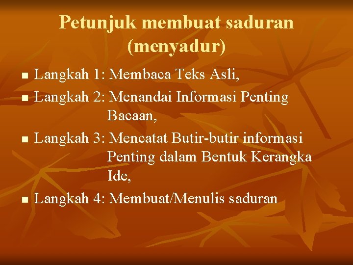 Membuat Saduran Pengertian Saduran merupakan bentuk reproduksi tulisan