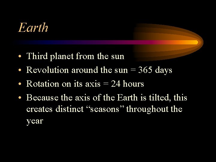 The Planets of the Solar System A Trip