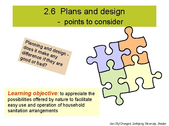2 6 Plans and design points to consider