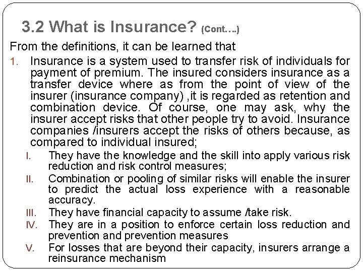 UNIT3 INTRODUCTION TO INSURANCE 3 1 Introduction Risk