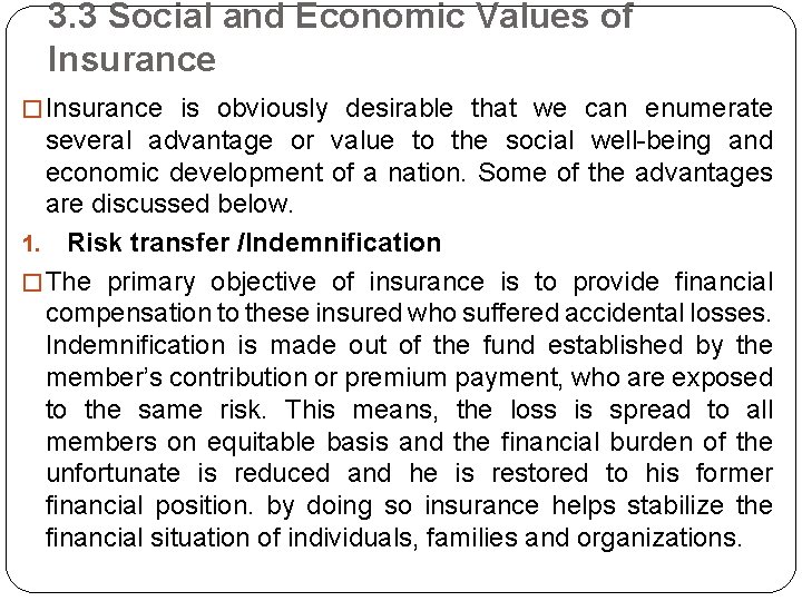 UNIT3 INTRODUCTION TO INSURANCE 3 1 Introduction Risk