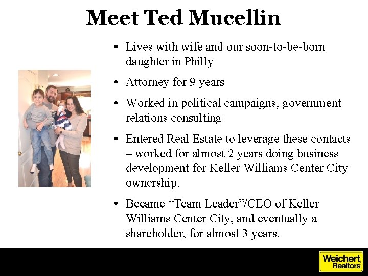 Meet Ted Mucellin Lives with wife and our