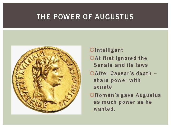 CHAPTER 8 SECTION 2 The Roman Empire VOCABULARY