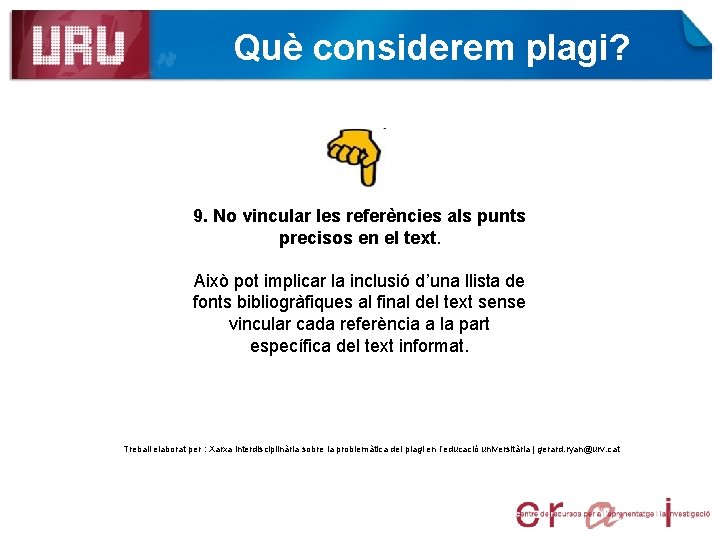 15102021 Que cal saber sobre el plagi Que