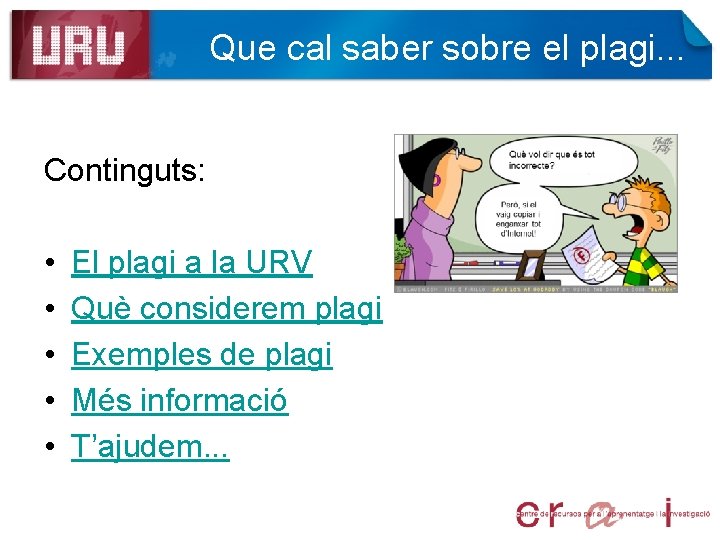 15102021 Que cal saber sobre el plagi Que