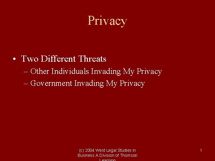 Privacy Two Different Threats Other Individuals Invading My