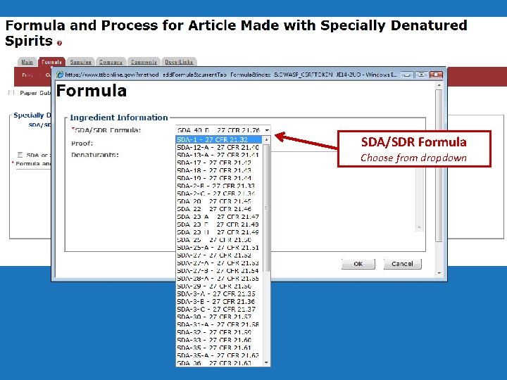 SDA Formulas Online Webinar Please use the mute