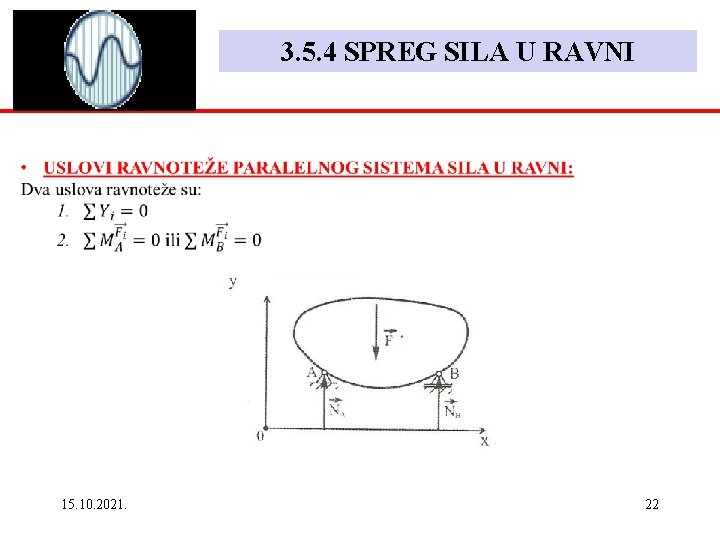 STATIKA II 3 SISTEM SILA dr Ljiljana Peci