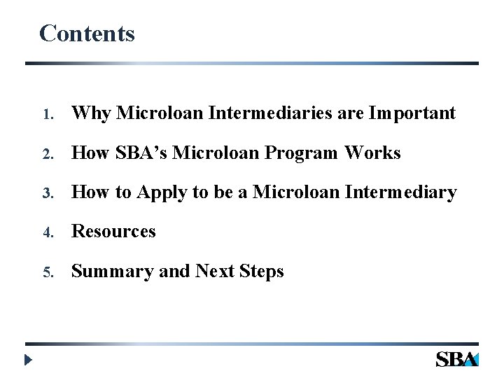 Microloan Program OEO Building Success in Underserved Markets