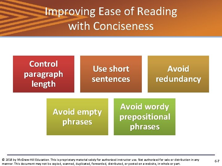 Improving Readability with Style and Design Chapter 6
