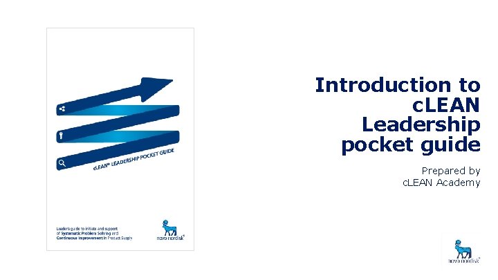 Introduction to c LEAN Leadership pocket guide Prepared