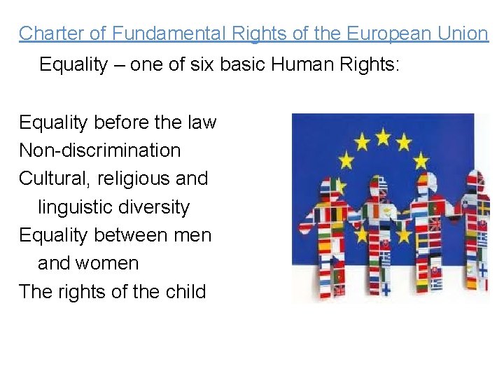 EQUALITY PRINCIPLE OF HUMAN RIGHTS Prepared by Kauno