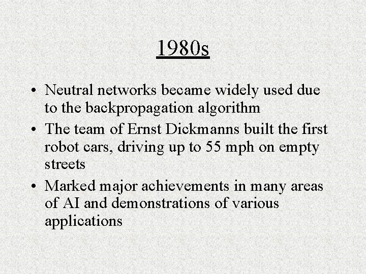 Artificial Intelligence By Ian Chelsea Doug Grace Artificial