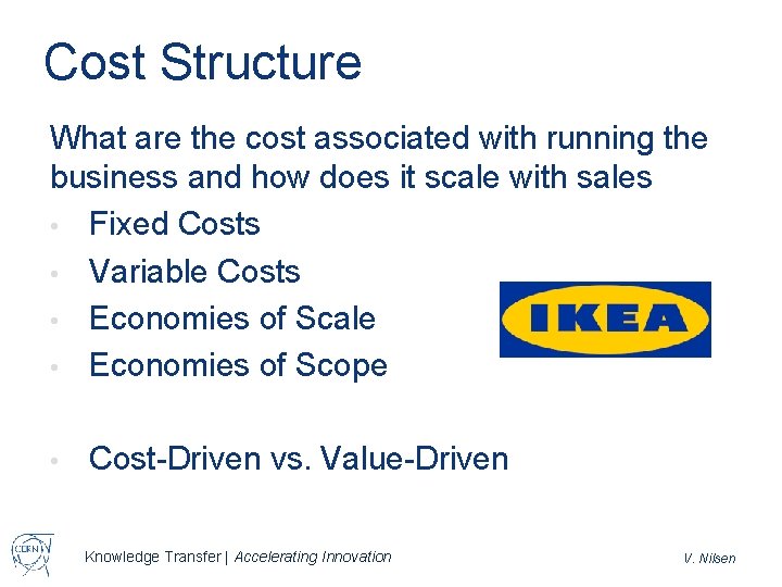 Introduction to Business Models Vetle Nilsen Knowledge Transfer