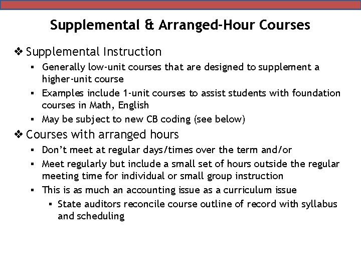 The Course Outline of Record COR The Basics