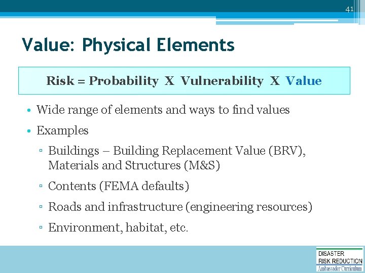 Risk Assessment Basics Natural Hazard Mitigation Association Content