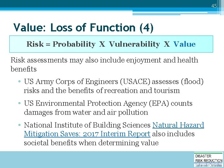 Risk Assessment Basics Natural Hazard Mitigation Association Content