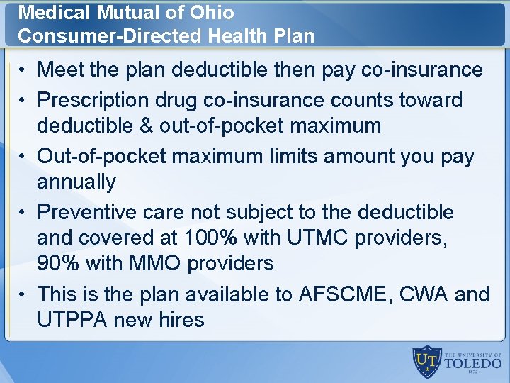 Health Care New Hire Orientation Health Care Benefits