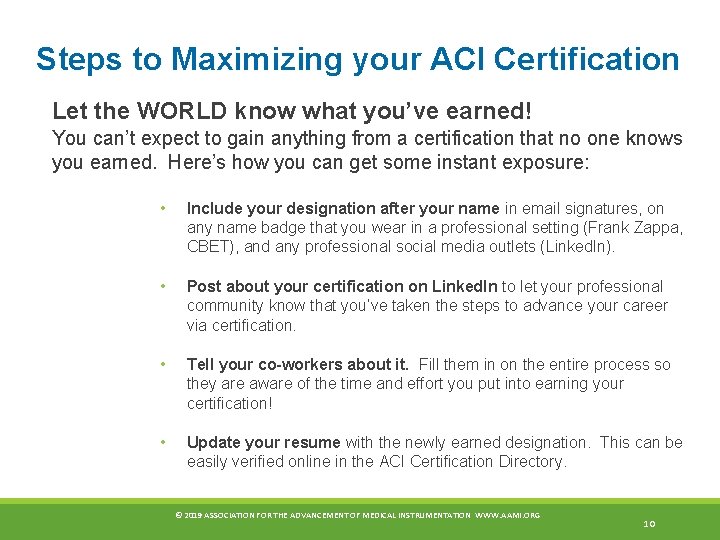 Whats New With ACI How to Benefit from