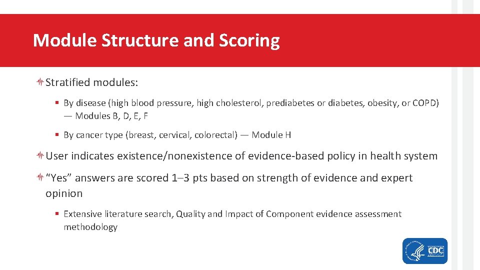 Introduction to the CDC Health Systems Scorecard v