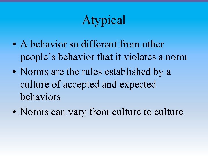 Module 30 Introduction to Psychological Disorders Module Overview