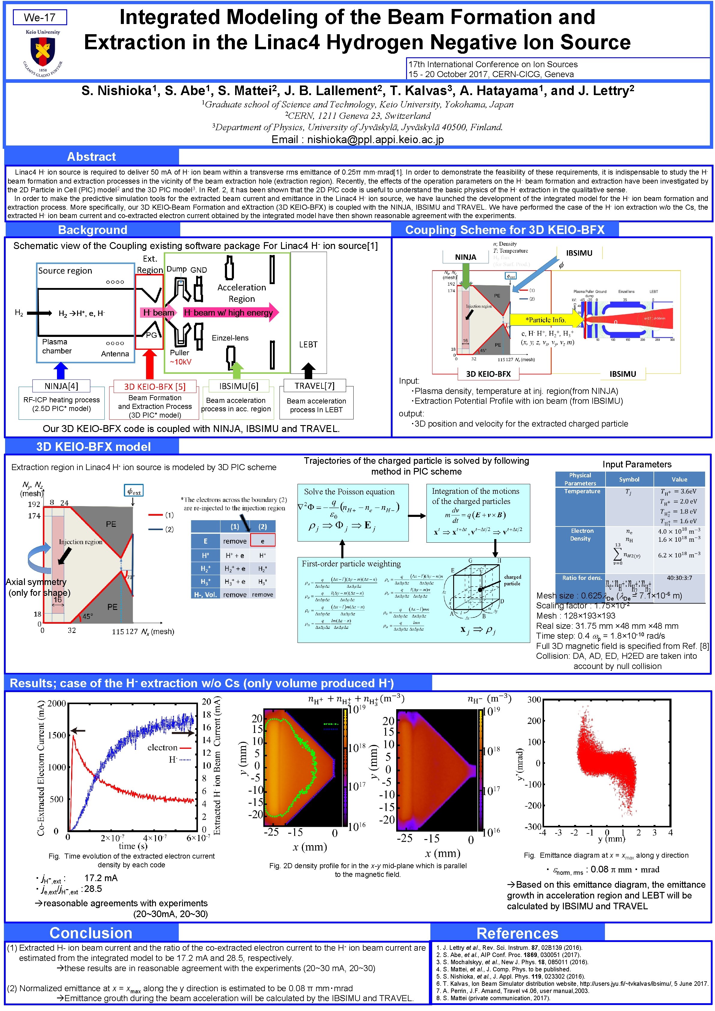 Integrated Modeling of the Beam Formation and Extraction