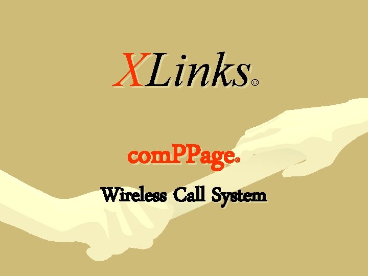 XLinks com PPage Wireless Call System com PPage
