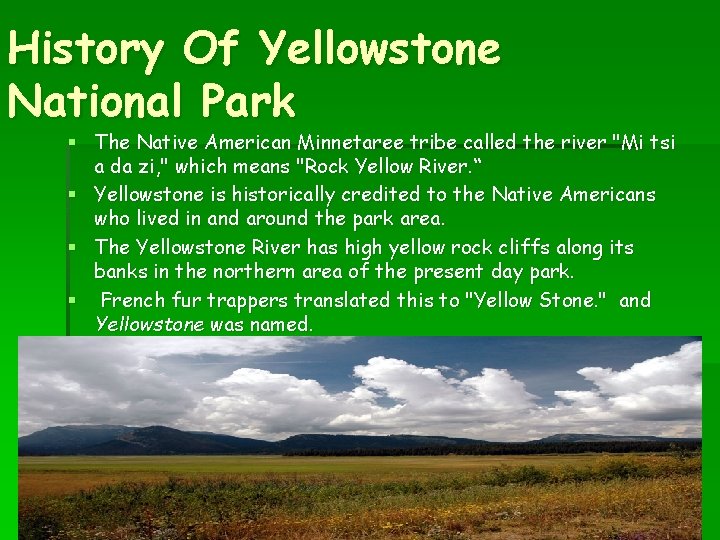 Yellowstone National Park Katie Fehribach Dave Luketic Maureen