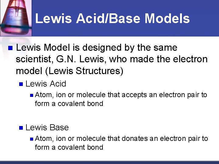Acids and Bases Chapter 19 Naming Basic Acids