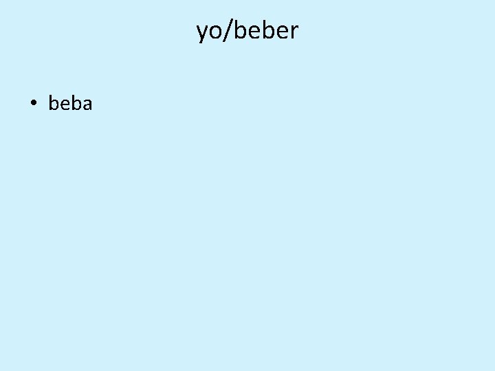 Espaol 4 El subjuntivo versus el indicativo Antes