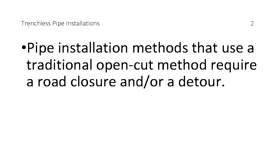 Trenchless Pipe Installations By Paul Janke Ph D