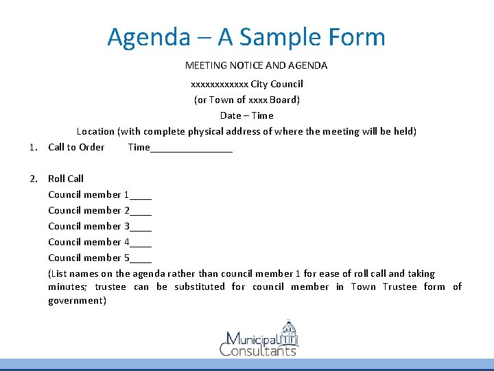 HOW TO WRITE AGENDAS RESOLUTIONS AND ORDINANCES October