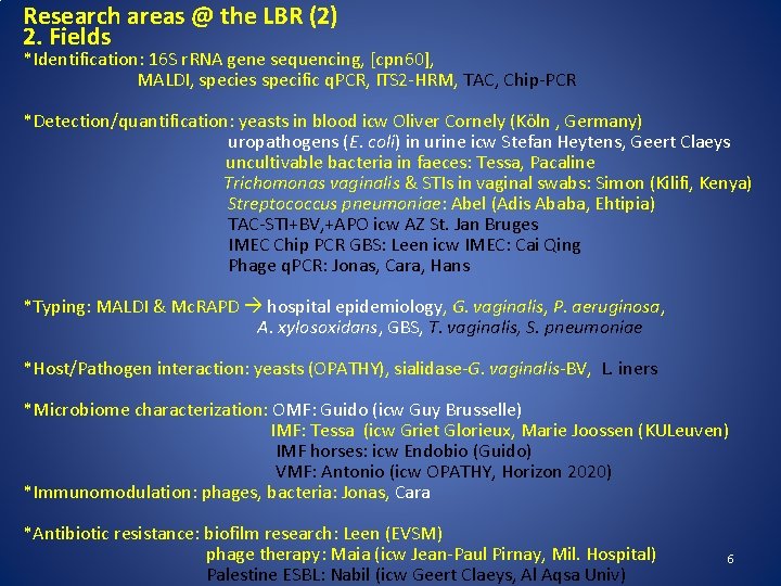 The LBR the dawn of 2017 People Logistic