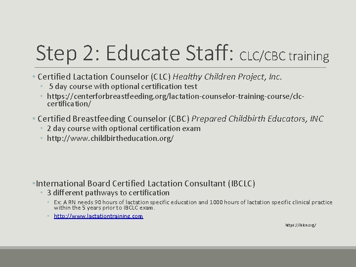 Supporting and Promoting Early Initiation of Breastfeeding in