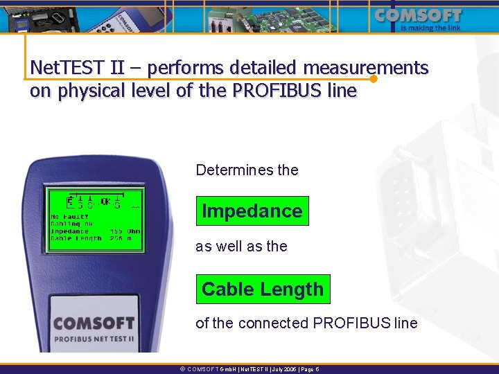Net TEST II PROFIBUS Analysis Tool Professional Test
