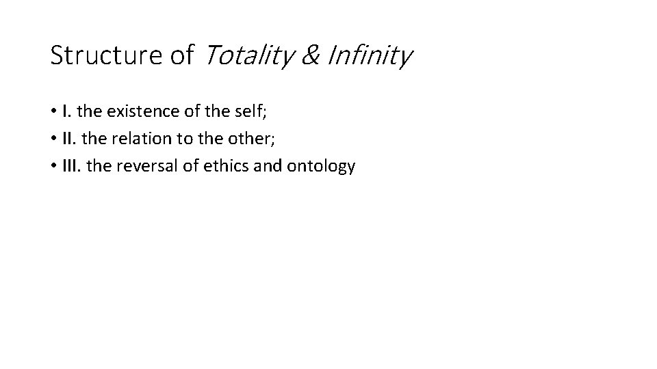 Emmanuel LEVINAS 19056 1995 Professor KALDIS Byron Moral