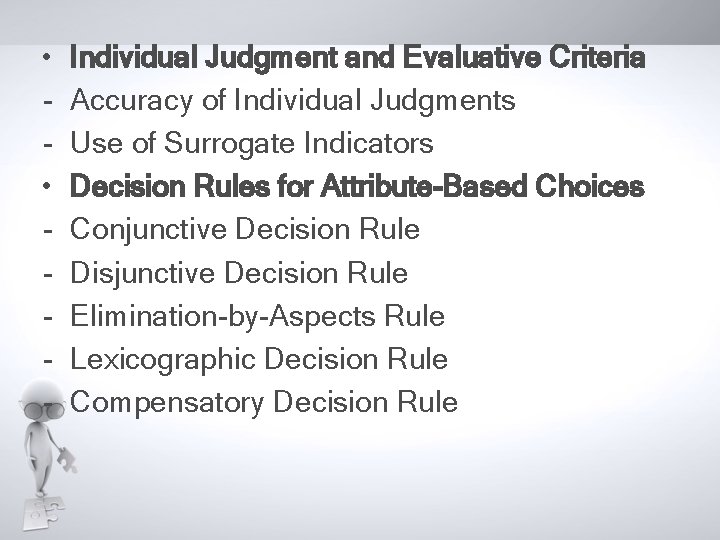Information Search and Alternative Evaluation and Selection Cecia