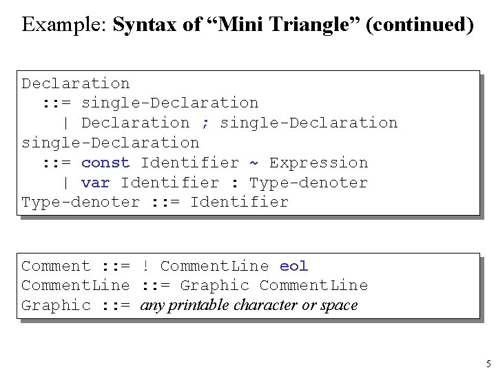 Languages and Compilers SProg og Oversttere Bent Thomsen