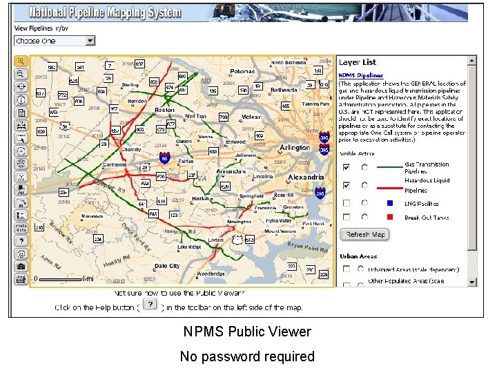 The National Pipeline Mapping System NPMS Amy Nelson