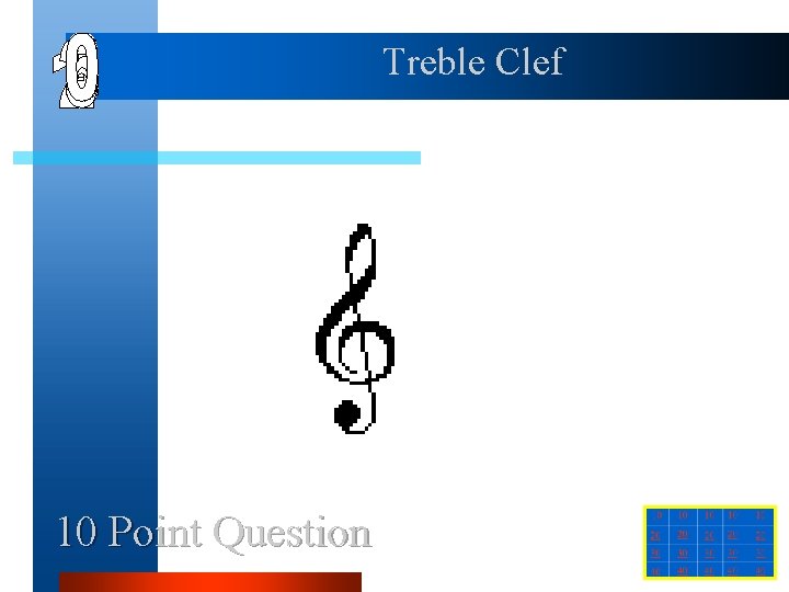 Jeopardy Start Musical Symbols On the Staff Sing