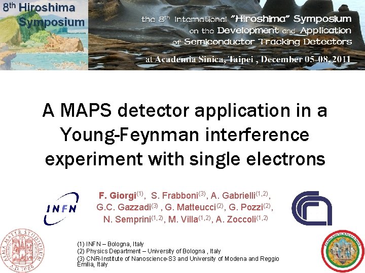 A MAPS detector application in a YoungFeynman interference