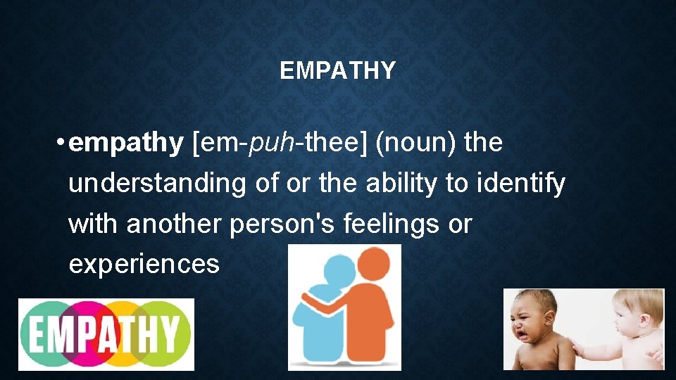EMPATHY Westport Middle School Advisory Lesson ICEBREAKER NONVERBAL