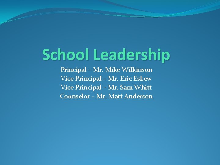 East Bank Middle School Kanawha County Positive Climate