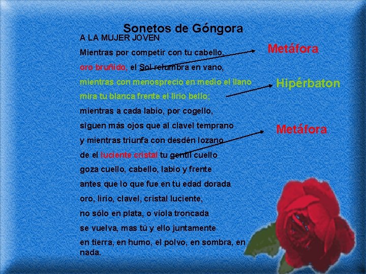 Literatura barroca En el siglo XVII se desarrolla