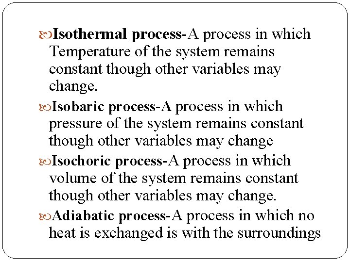 1 Presentation ON THERMODYNAMICS B Sc I Paper